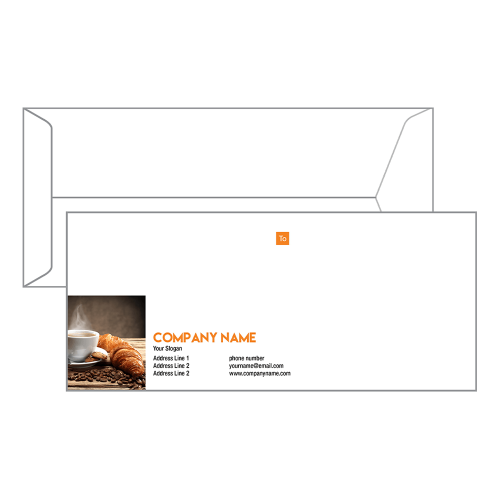 Bakery Envelope Design
