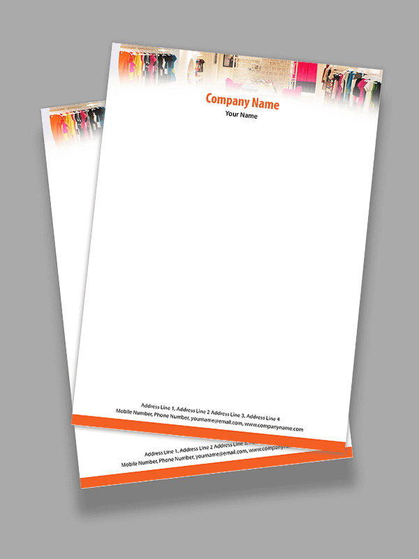 Free Professional Letterheads Template Online Printing @ Low Price
