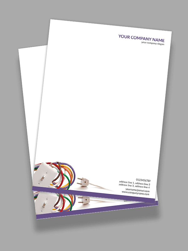 Free Professional Letterheads Template Online Printing @ Low Price