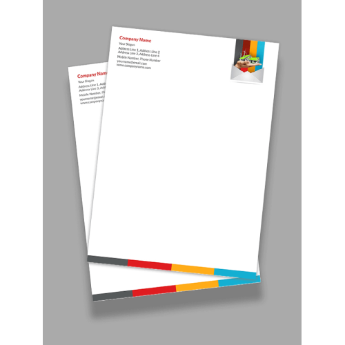 Construction Company Letterhead Design