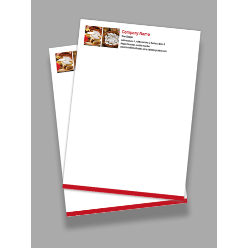 Sweet Shop Letterhead Design