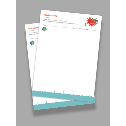 Cardiologist Prescription Pad Design