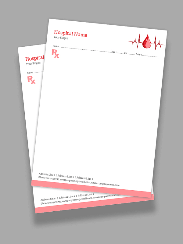 Buy printed Doctor Prescription Pad Formats Online India