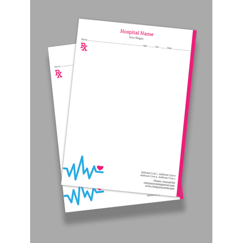 Cardiologist Prescription Pad Design