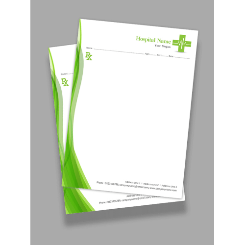 Medical Prescription Pad Design
