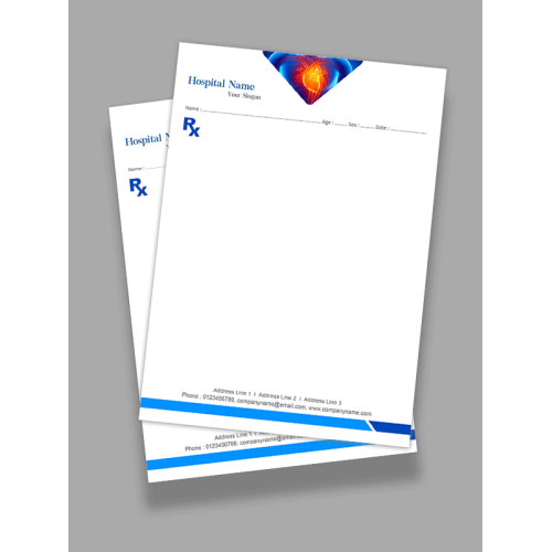 Cardiologist Prescription Pad Design