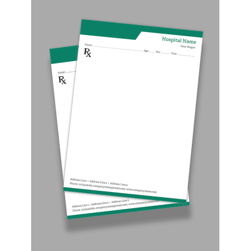 physiotherapy Prescription Pad Design