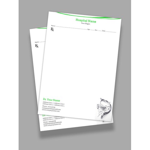 Doctor's Prescription Pad Design