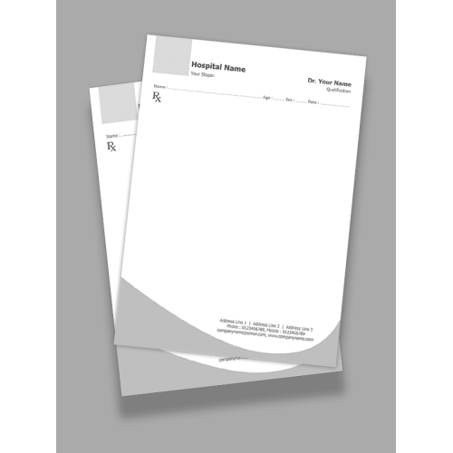 simple Prescription Pad Design