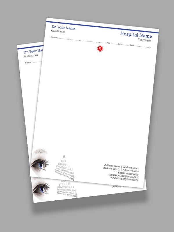 Buy printed Doctor Prescription Pad Formats Online India