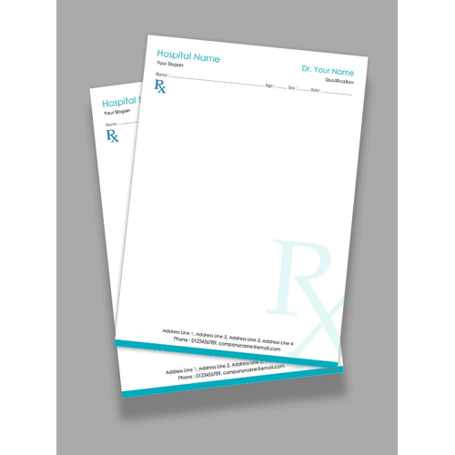 Medical Prescription Pad Design