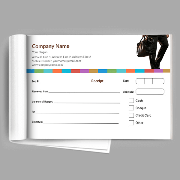 Cash Receipt Design Samples Online India | Print Shoppy