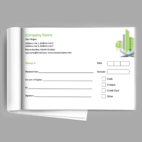 Cash Receipt Design Samples Online India | Print Shoppy