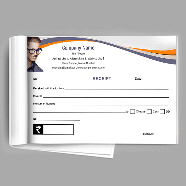 Cash Receipt Design Samples Online India | Print Shoppy