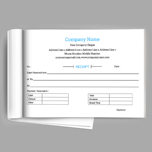 Furniture Shop Receipt Design