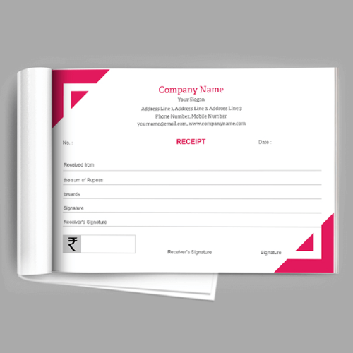 Engineer Receipt Book