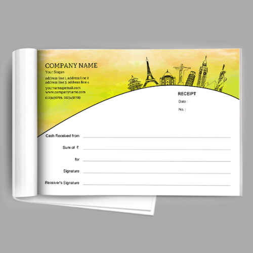 Travel Receipt Book