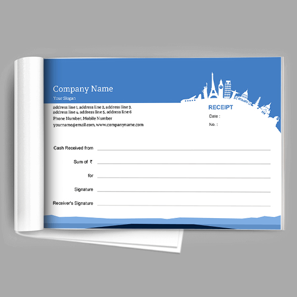Cash Receipt Design Samples Online India | Print Shoppy