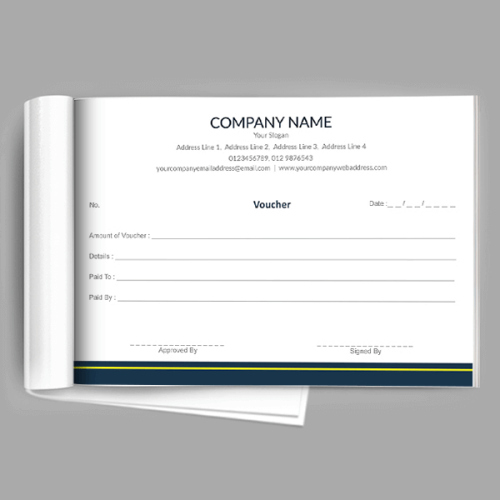 Plain Voucher Book