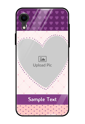 iPhone XR Custom Glass Phone Case with Photo Printing | Personalized ...