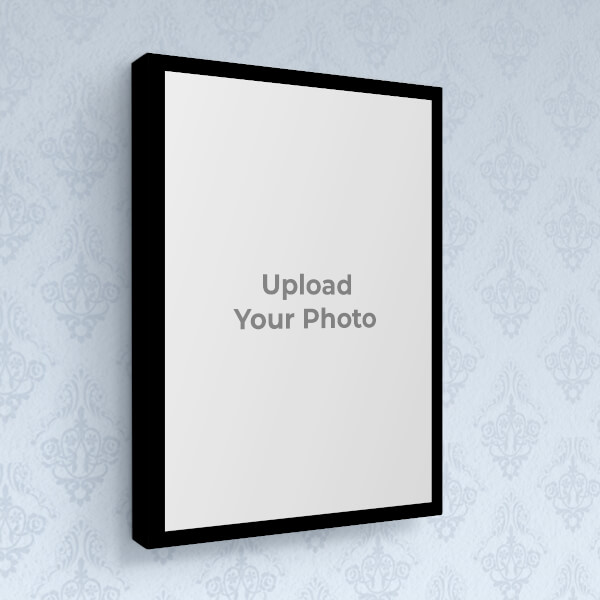 Full Pic Upload with Border Design: Portrait Canvas Photo Frame with ...