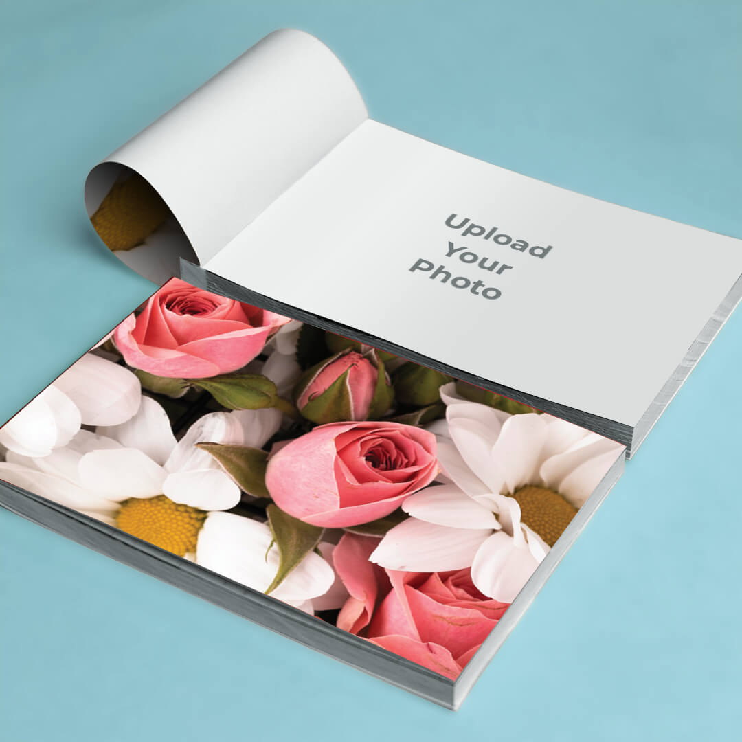 Buy Photo book cover filled with flowers Design