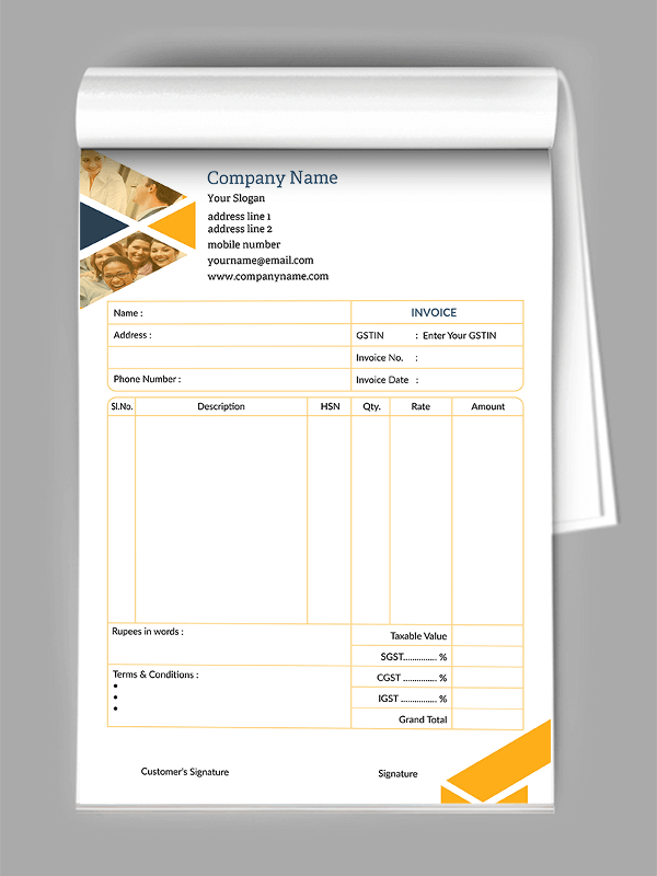 professional Bill Book