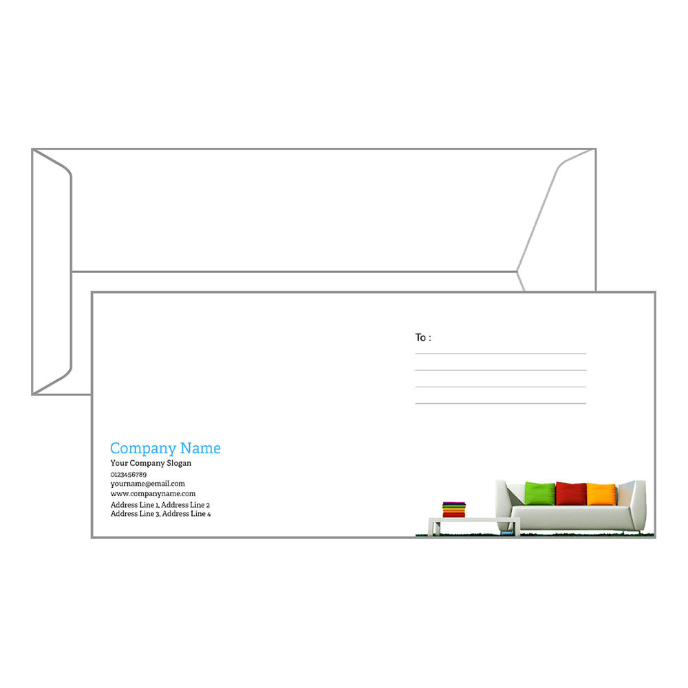 Furniture Shop Envelope Design
