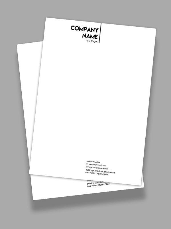 Advocate Letterhead Design