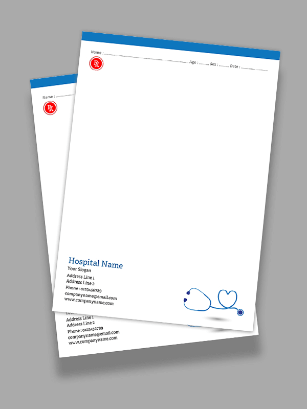 Physician Prescription Pad Design