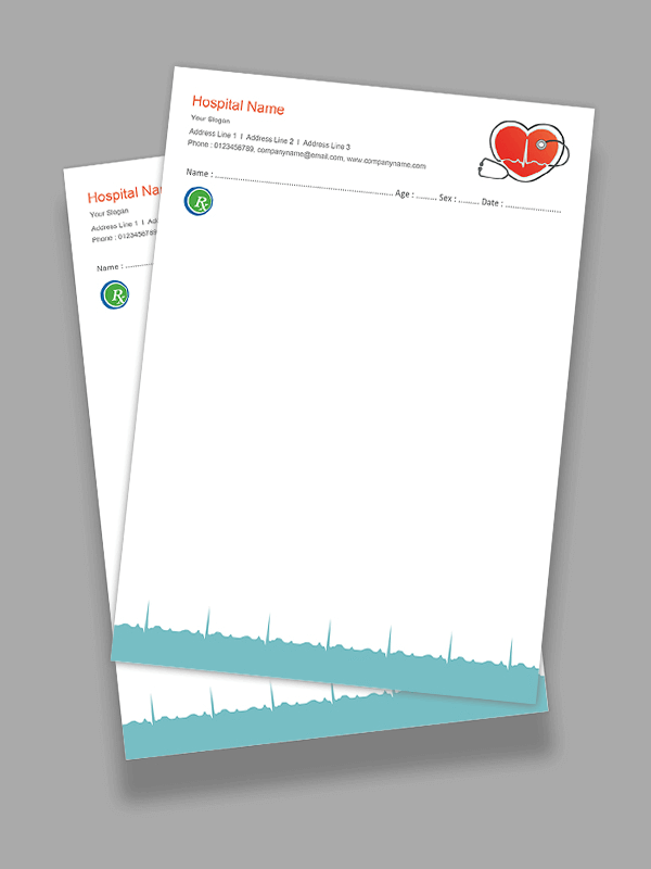 Cardiologist Prescription Pad Design