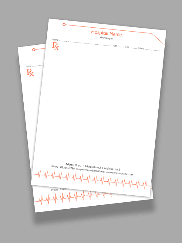 physiotherapy Prescription Pad Design