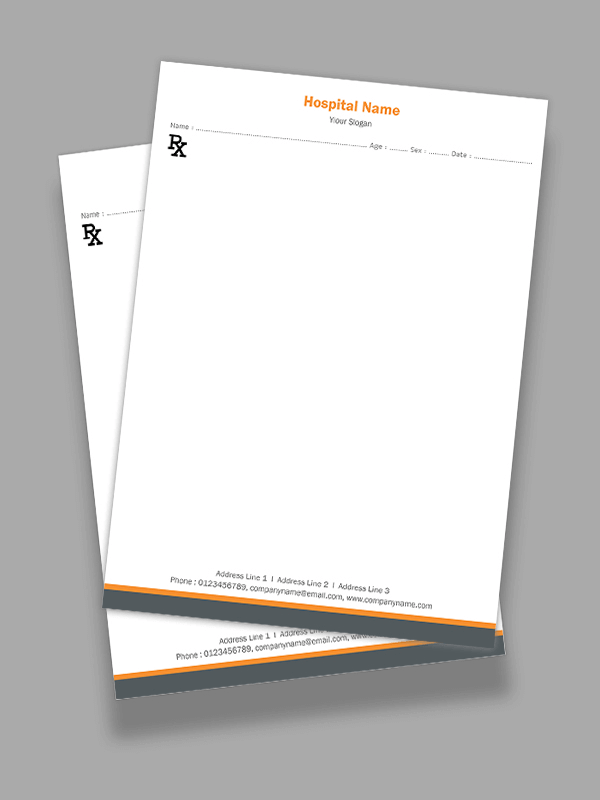 Premium Prescription Pad Design