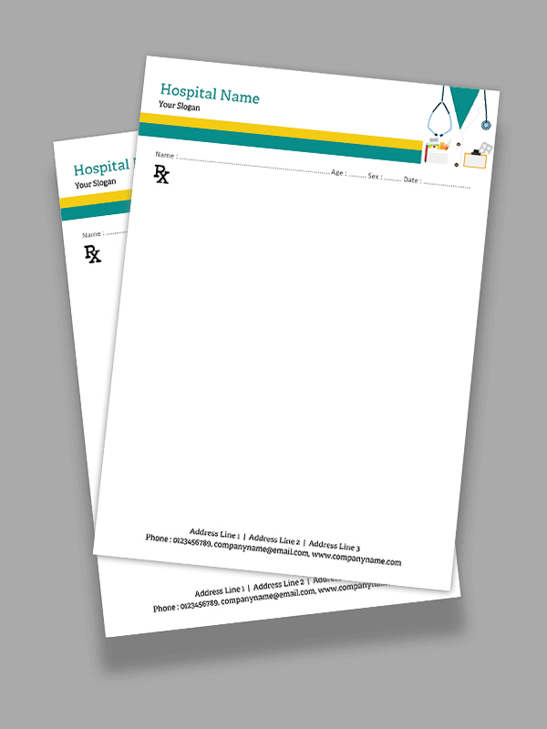 Medical Prescription Pad Design
