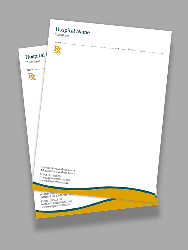 Premium Prescription Pad Design