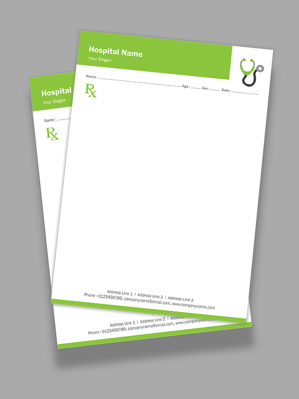 Premium Prescription Pad Design