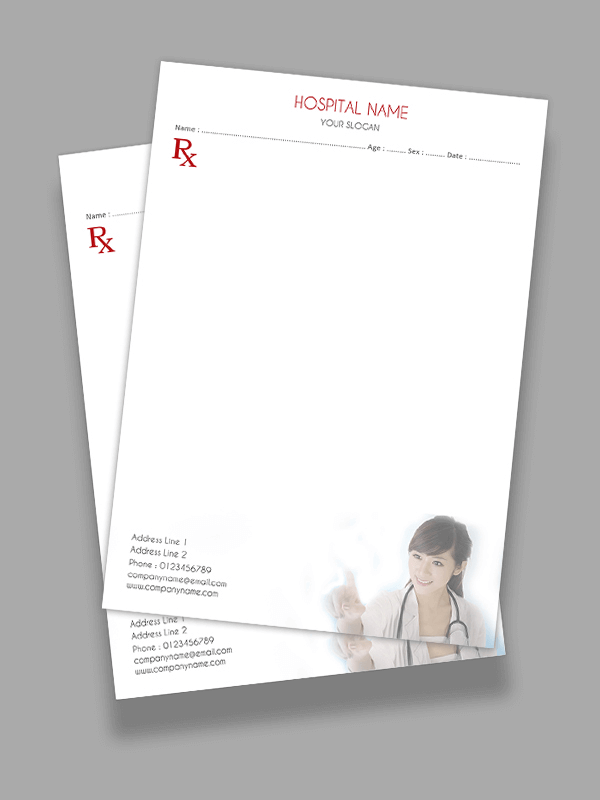 Doctor's Prescription Pad Design