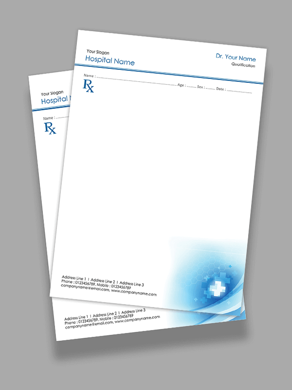 Premium Prescription Pad Design
