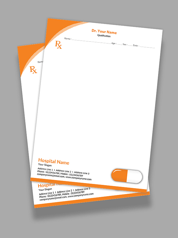 Simple Prescription Pad Design