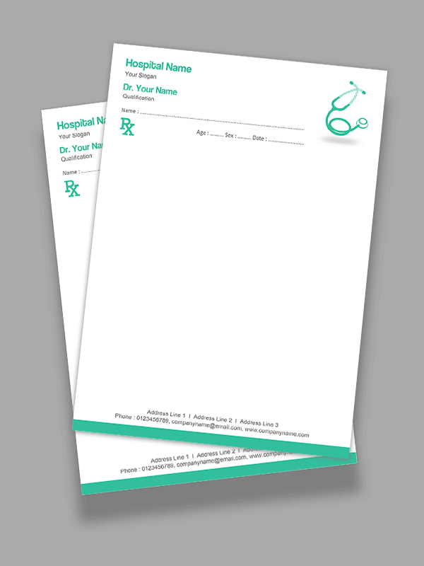 Simple Prescription Pad Design