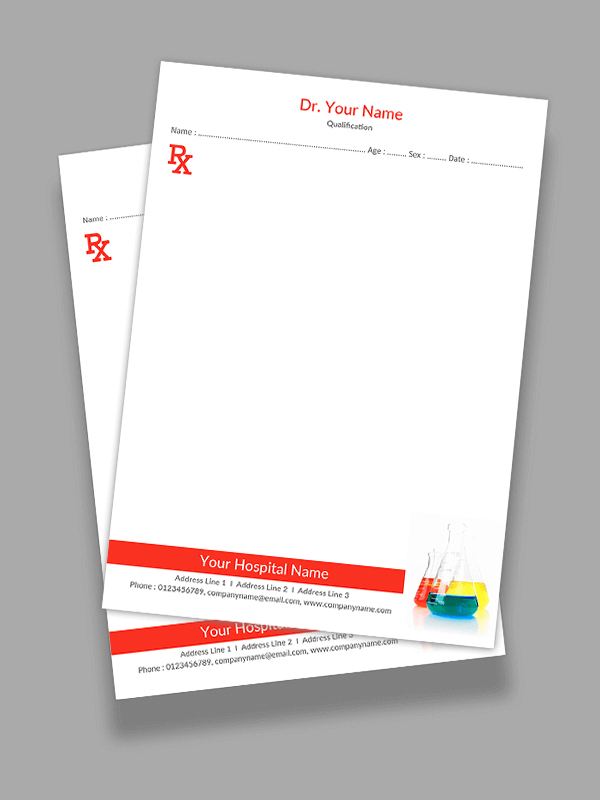 Laboratory Prescription Pad Design