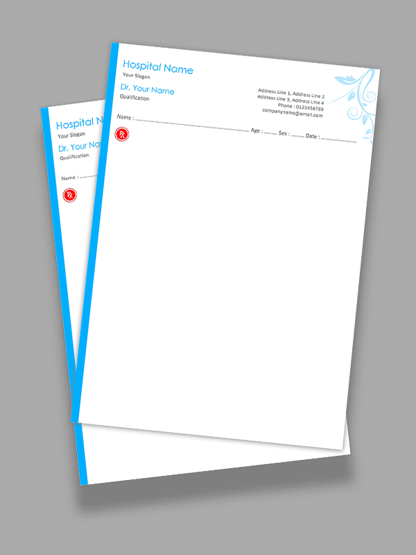 Premium Prescription Pad Design