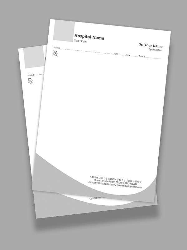 simple Prescription Pad Design