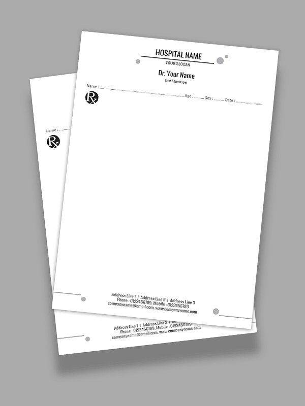 Simple Prescription Pad Design