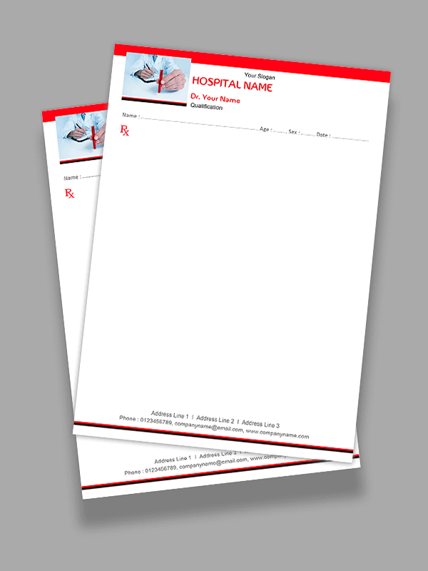 Laboratory Prescription Pad Design