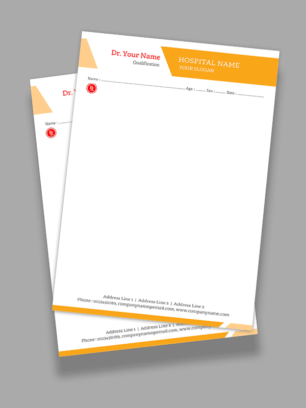 Premium Prescription Pad Design