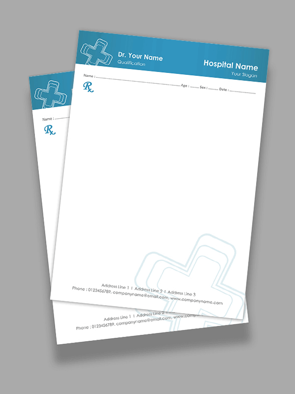 Medical Prescription Pad Design