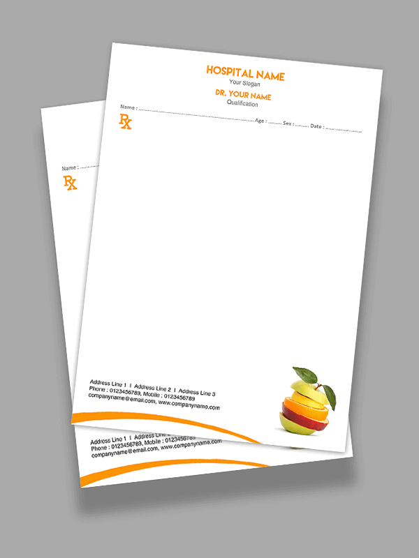 Premium Prescription Pad Design