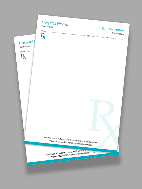 Medical Prescription Pad Design