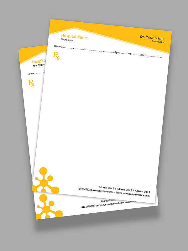 Premium Prescription Pad Design